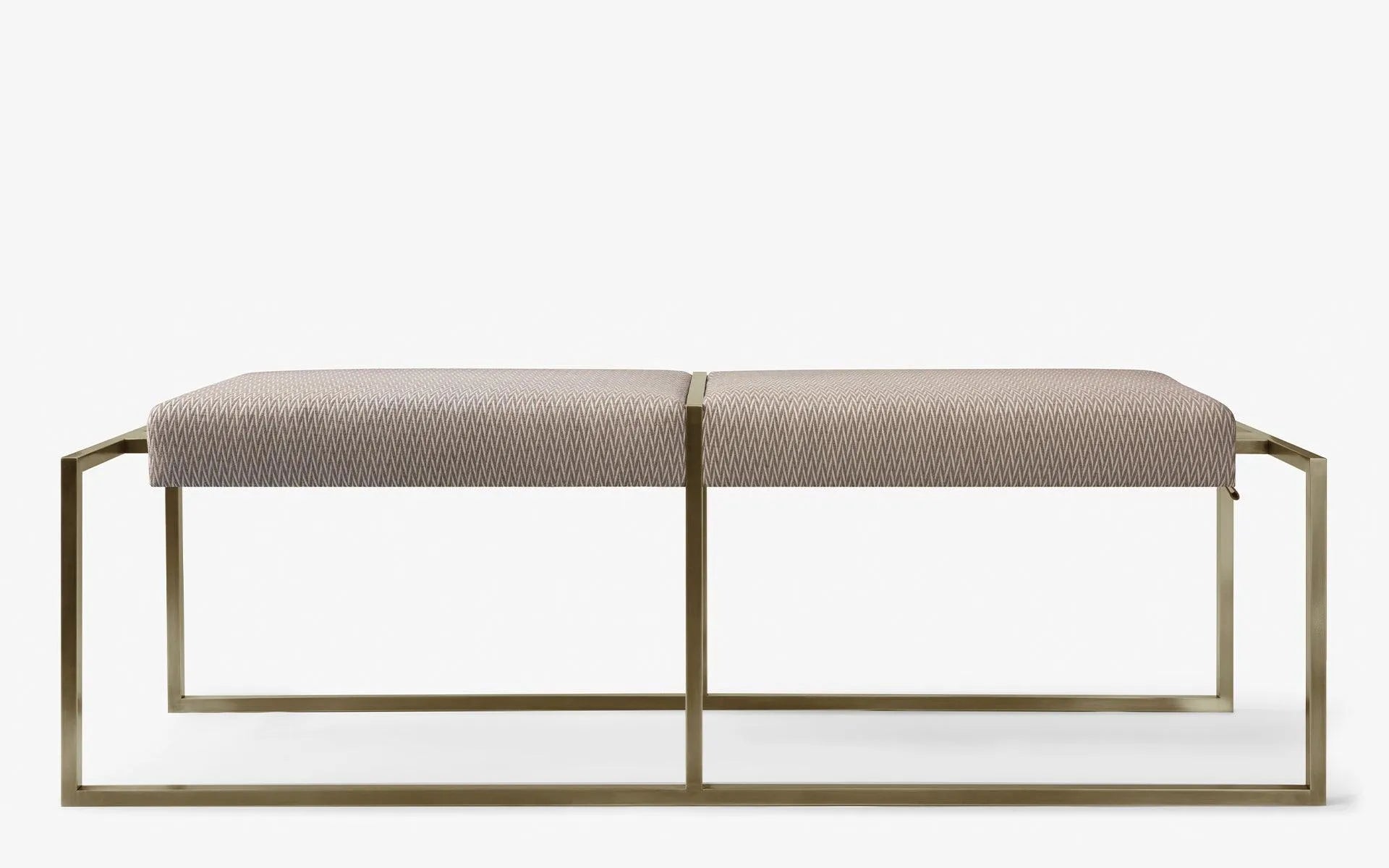 Famed Long Bench Zigzag Pattern - lagu